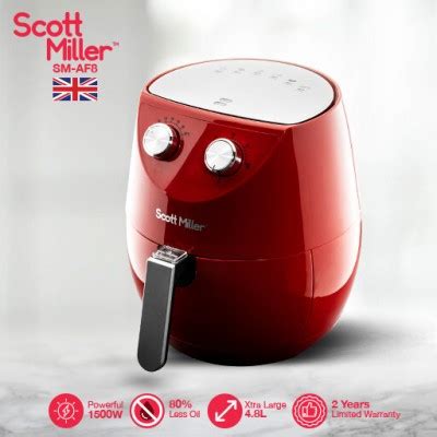 Scott Miller Ecosmart Series Air Fryer Xl 48l Sm Af8 Pgmall