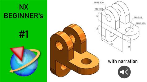 🌍 unigraphics nx tutorials beginners tutorial exercise 1 youtube