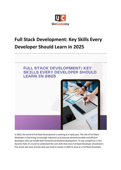Ppt Full Stack Development Key Skills Every Developer Should Learn