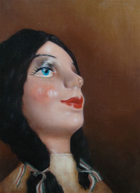 Melissa Basham Studio Paintings Dolls