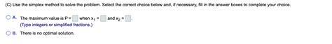 Solved Maximize A Using Slack Variables Determine The
