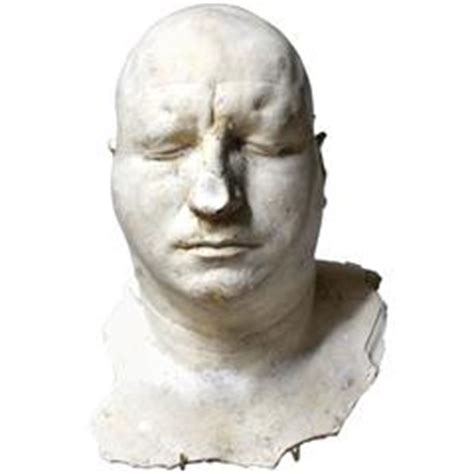 Particularly Large Mid 20th Century Plaster Death Mask Of A Gentleman