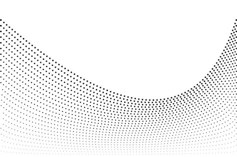 Premium Vector Abstract Flow Wave Dots Background Abstract Halftone Background