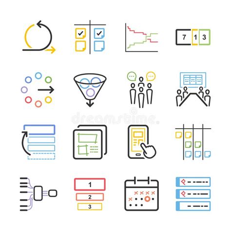 Software Development Icon Set Vector Symbols To Be Used For Software