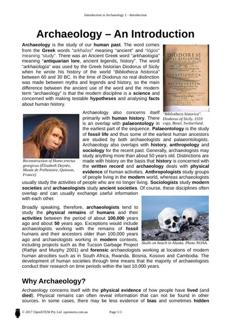 Resource Archaeology Textbook Introduction Openstem Pty Ltd