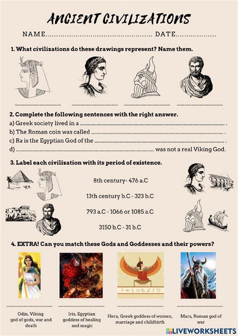 Free Ancient Civilizations Worksheet Download Free Ancient