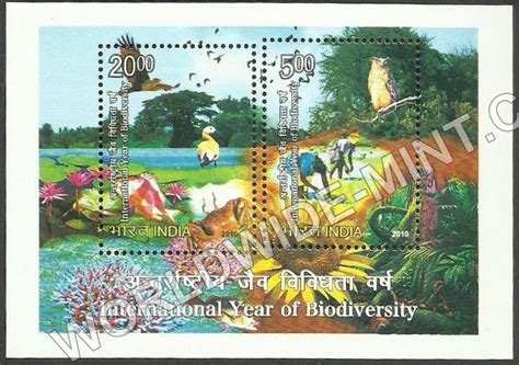 2010 International Year Of Biodiversity Miniature Sheet Worldwidemint