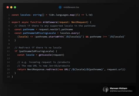 Marwan Hisham On Linkedin Usage Of Nextjs Middleware For