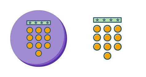 Passcode Lock Vector Icon 28736905 Vector Art At Vecteezy