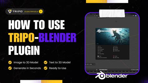 Complete Tripo Blender Plugin Tutorial Transform Images To 3d Models
