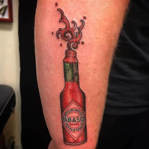 Tabasco Sauce Tattoo