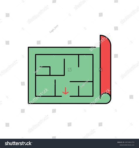 Medical Emergency Exit Blueprint Diagram Icon Stock Vector Royalty Free 2073451733 Shutterstock