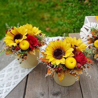 Květinové Dekorace Slunečnice Diy Sunflower Arrangement Ideas