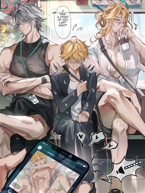 Rule 34 Aether Genshin Impact Alhaitham Genshin Impact Blush Boner Boner In Pants Casual