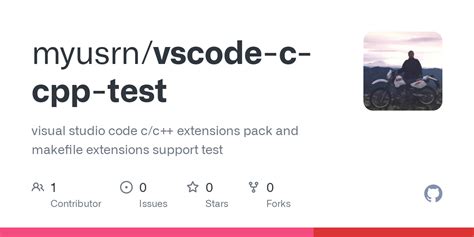 GitHub Myusrn Vscode C Cpp Test Visual Studio Code C C Extensions Pack And Makefile