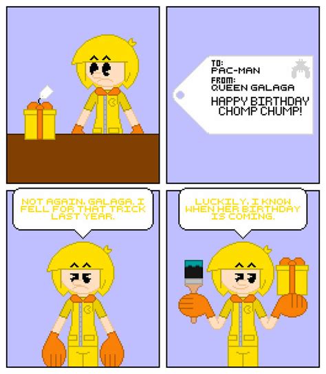 Pac Mans Birthday Present Surprise By Sporevideos3 On Deviantart