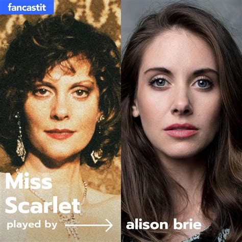 Miss Scarlet In Clue Remake Fancastit