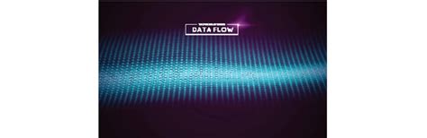 Futuristic Network Connection With Big Data Background Point Data Geometric Vector Point Data