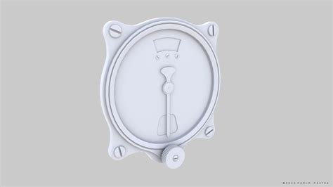 Luftwaffe Altimeter Gauge 3d Model By Carlo Cestra