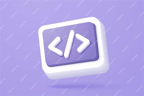 Premium Vector 3d Web Development Icon With Bubble Speech Concept Website Developer Coding