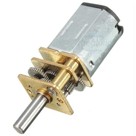GA12-N20 Động Cơ Giảm Tốc 6VDC, 100 rpm, Trục 3mm, Kích thước: 24x12x10mm