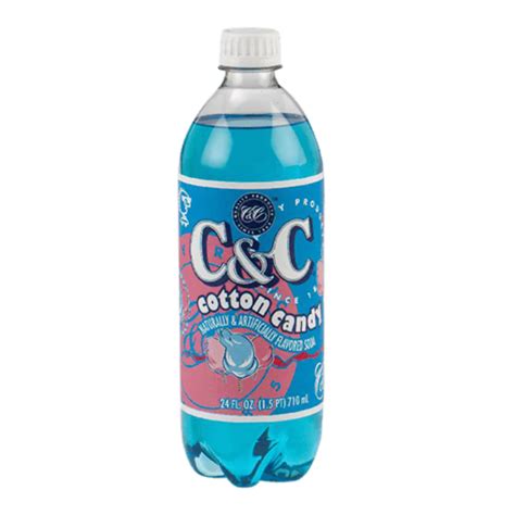 C And C 24oz Cotton Candy Soda 24xpack Shop At Raredrank