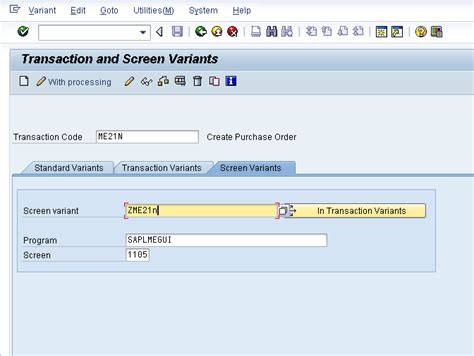 screen variant creation for me21n sap community