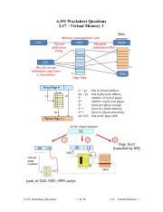 Understanding Virtual Memory: Key Concepts and Calculations | Course Hero