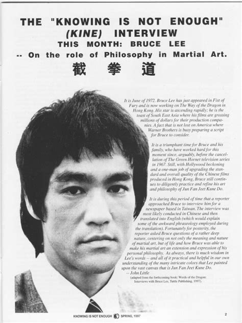 Bruce Lee Interview 1972 Pdf
