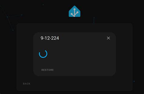 Backup Restore Hangs Installation Home Assistant Community