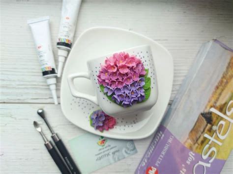 Кружка полимерная глина | Tableware, Glassware
