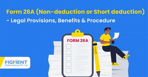 Form 26a Non Deduction Or Short Deduction—legal Provisions Benefits And Procedure