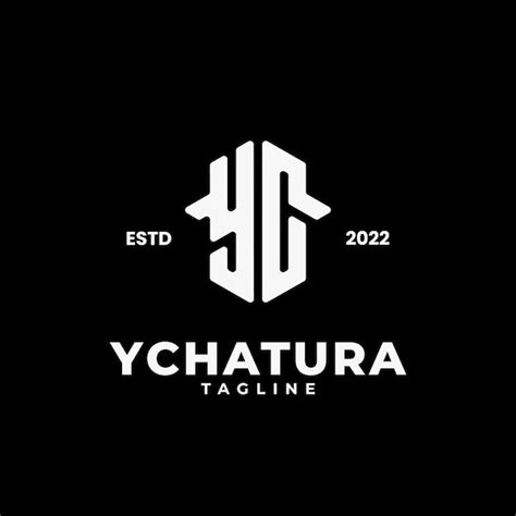 Initials Monogram Logo With Letter Yc