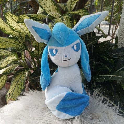 Ice Type Pokemon Glaceon 10 Inches Authentic Japan Plush Toy Hobbies