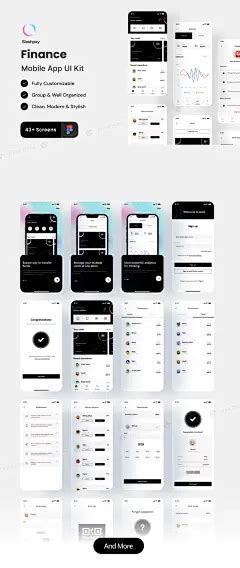 App模板 金融加密电子钱包银行app Ui界面设计源文件模板 花瓣网
