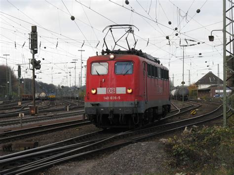 Br 140 036 5 Von Db Cargo Rangiert In Aachen West 20112010