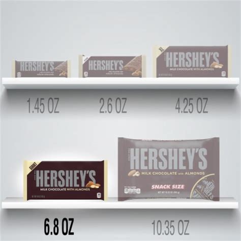 Hersheys Giant Milk Chocolate Bar With Almonds 68 Oz King Soopers