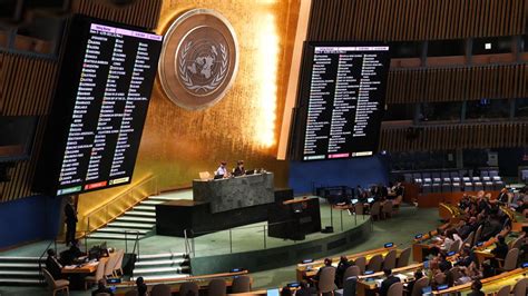 India Abstained Vote On Unga Resolution Criticizes Israel Global