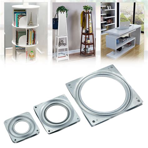 Três Tamanhos Opcionais Placa Giratória De Rolamento De Metal