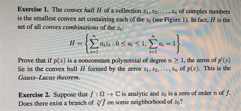 Two Exercises In Complex Analysis Matchmaticians