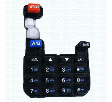 Baofeng Dtmf Rubber Keypad For Handy Uv 5r