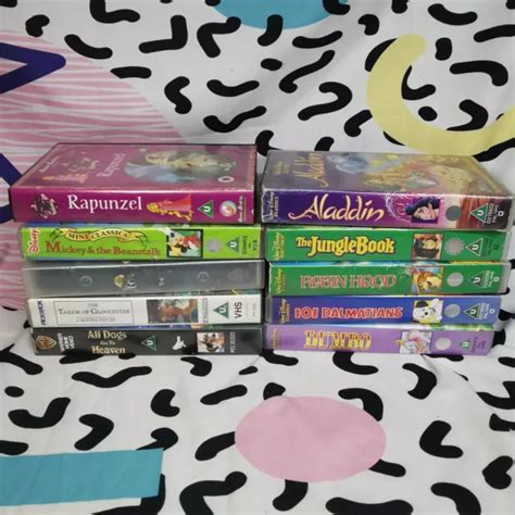 Walt Disney Classics Vhs Bundle And Others Mickey Dumbo Jungle Book 10