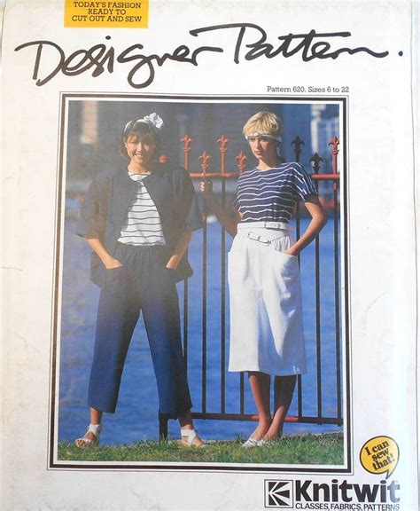 Other Sewing Accessories Knitwit Pattern 2100 Ladies Slacks