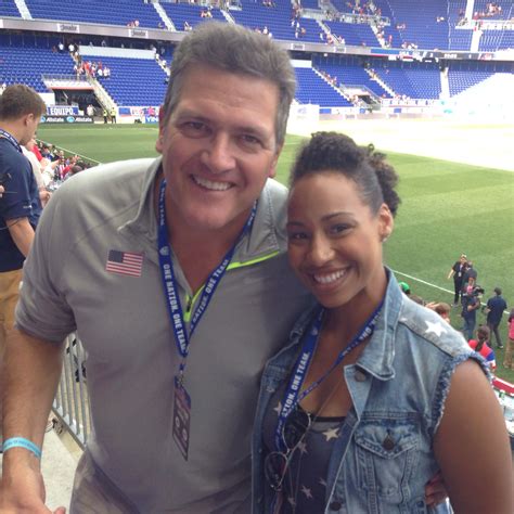 Usa Olympic Shot Putter Augie Wolf Cheering On Us Mens Soccer At Red