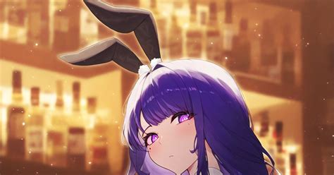 Genshinimpact Raiden The Shy Bunny Girl Chaton Magiqueのイラスト Pixiv