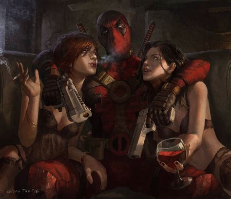 Last Night With Dadpool By Wisnutan On Deviantart