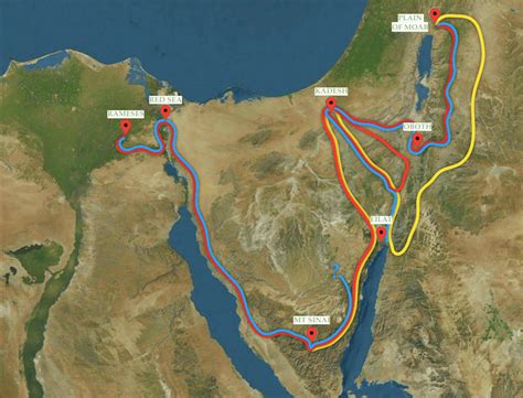 The Exodus Itineraries Biblical Historical Context