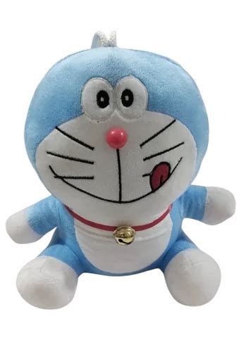Sky Bluewhitebase Doraemon Polyester Soft Toy At ₹ 200piece In Ranchi