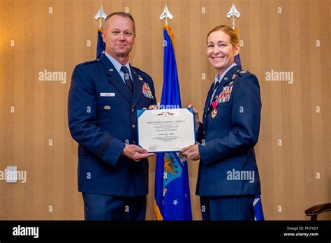 Us Air Force Col Kim Campbell Outgoing Commander 612th Theater