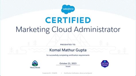 Komal Mathur Gupta On Linkedin Salesforce Salesforcecertified